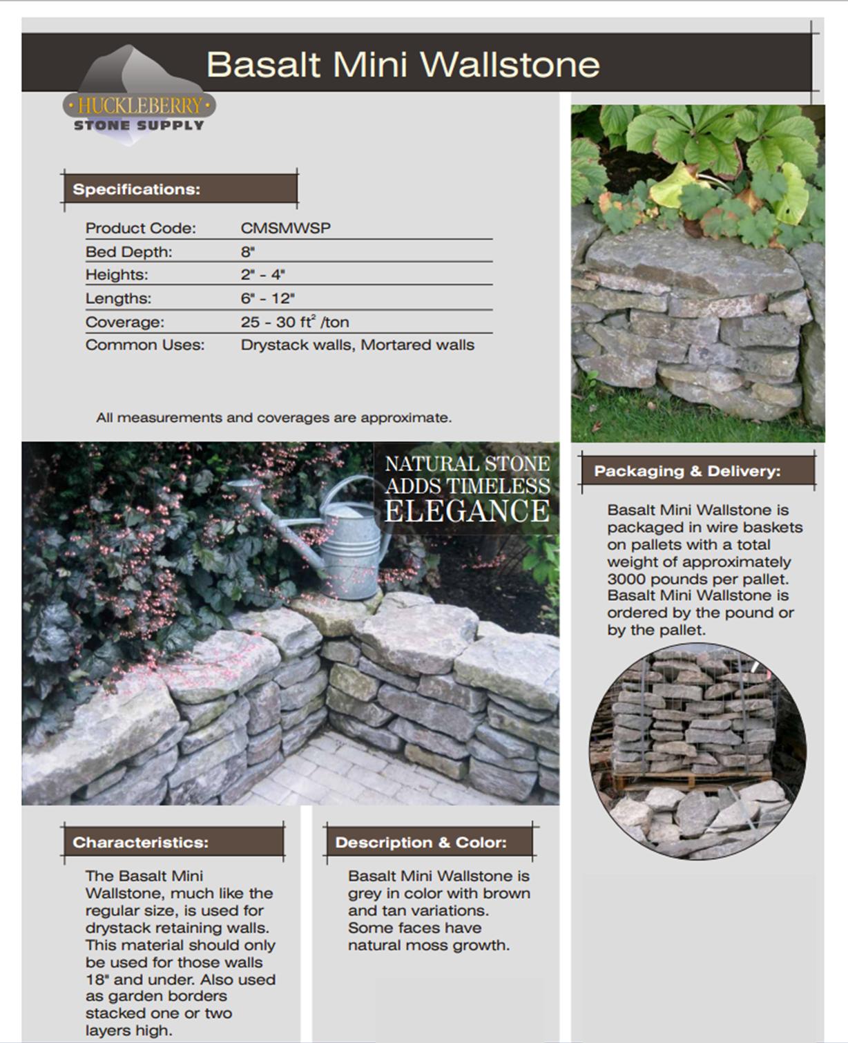 BASALT MINI WALL – Bricks n Blocks