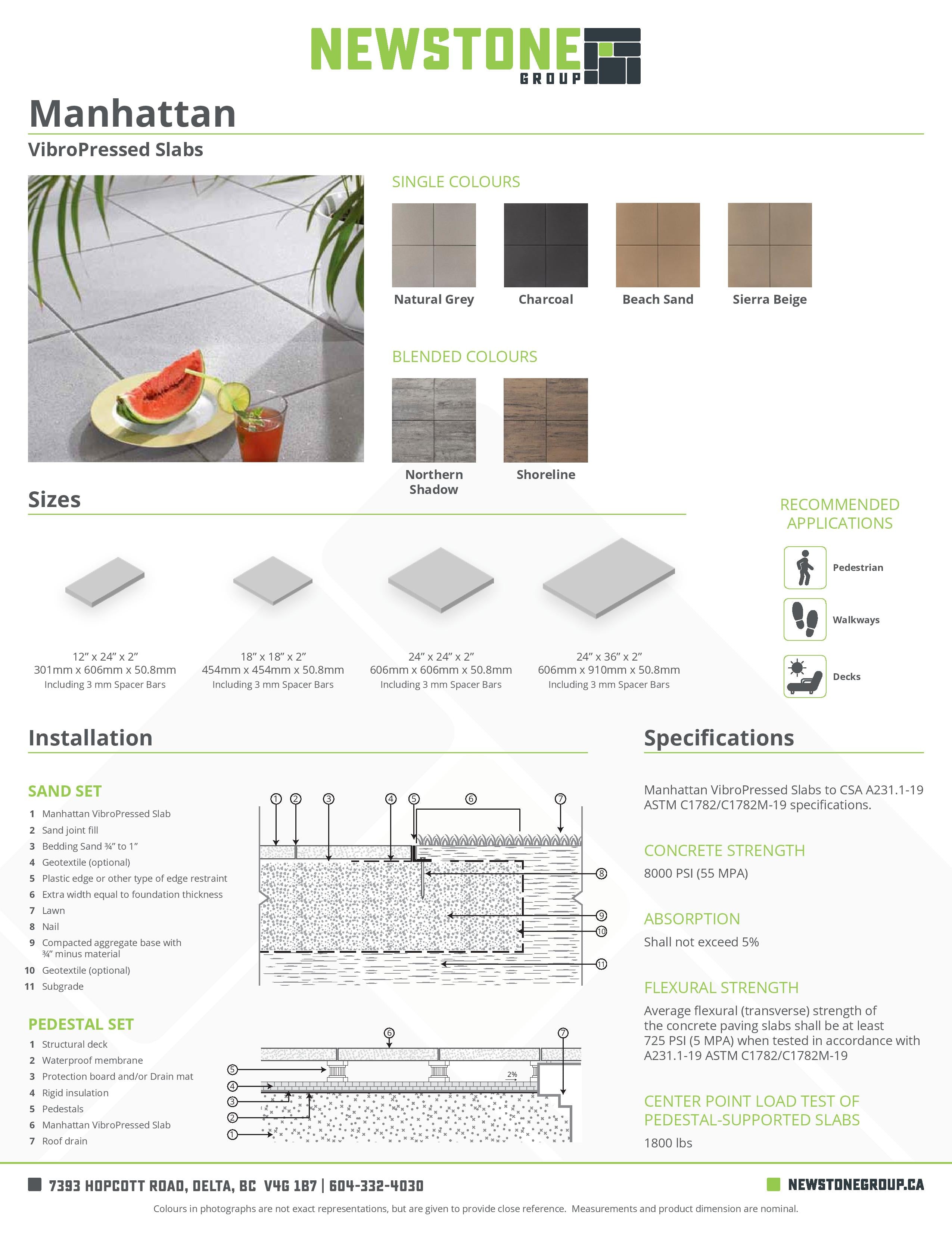 NEWSTONE - MANHATTAN SLAB – Bricks n Blocks