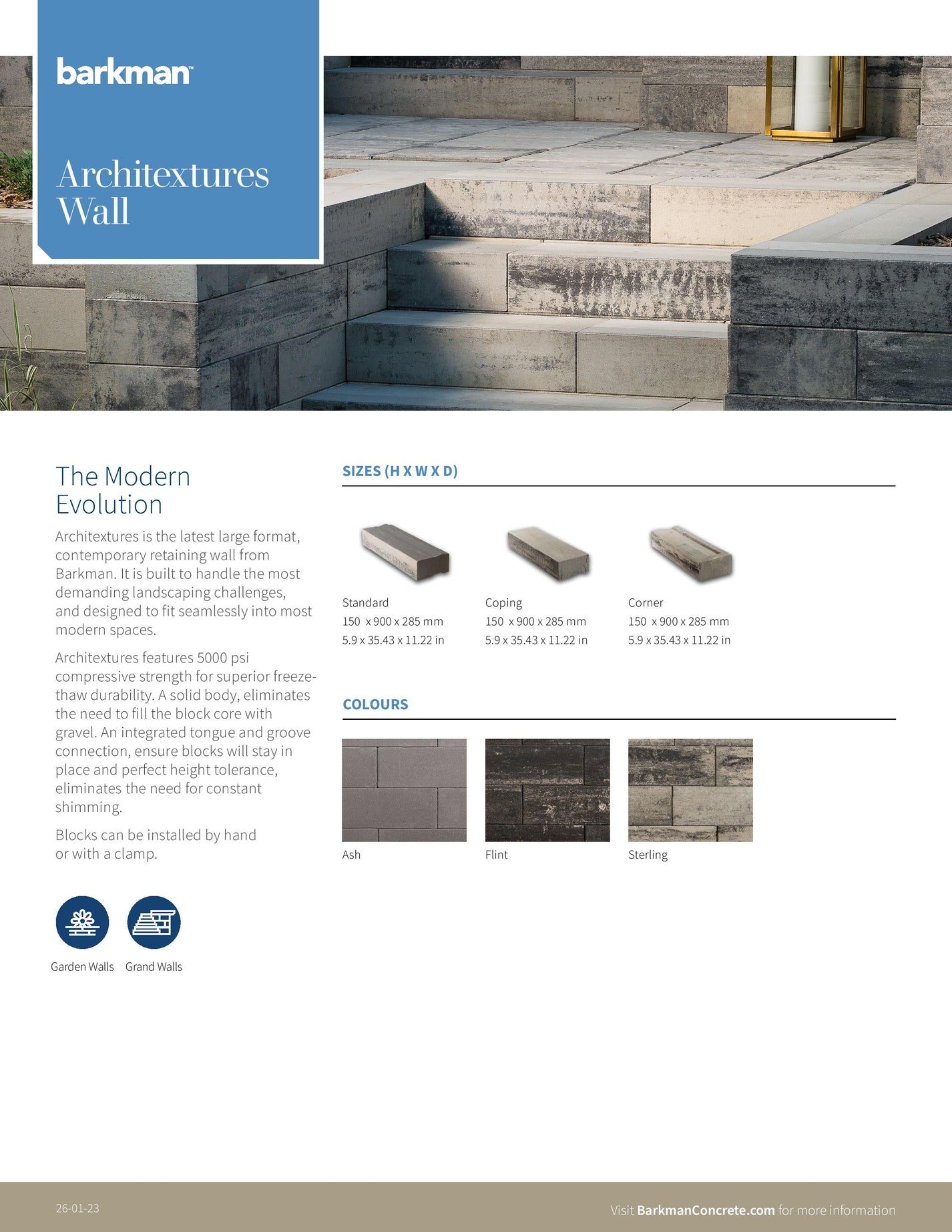 BARKMAN - ARCHITEXTURES BLOCK – Bricks n Blocks