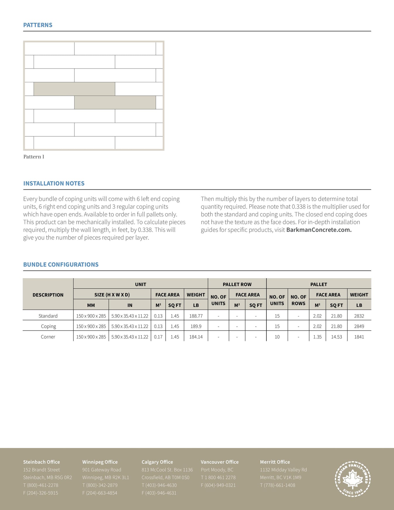 BARKMAN - ARCHITEXTURES BLOCK – Bricks n Blocks