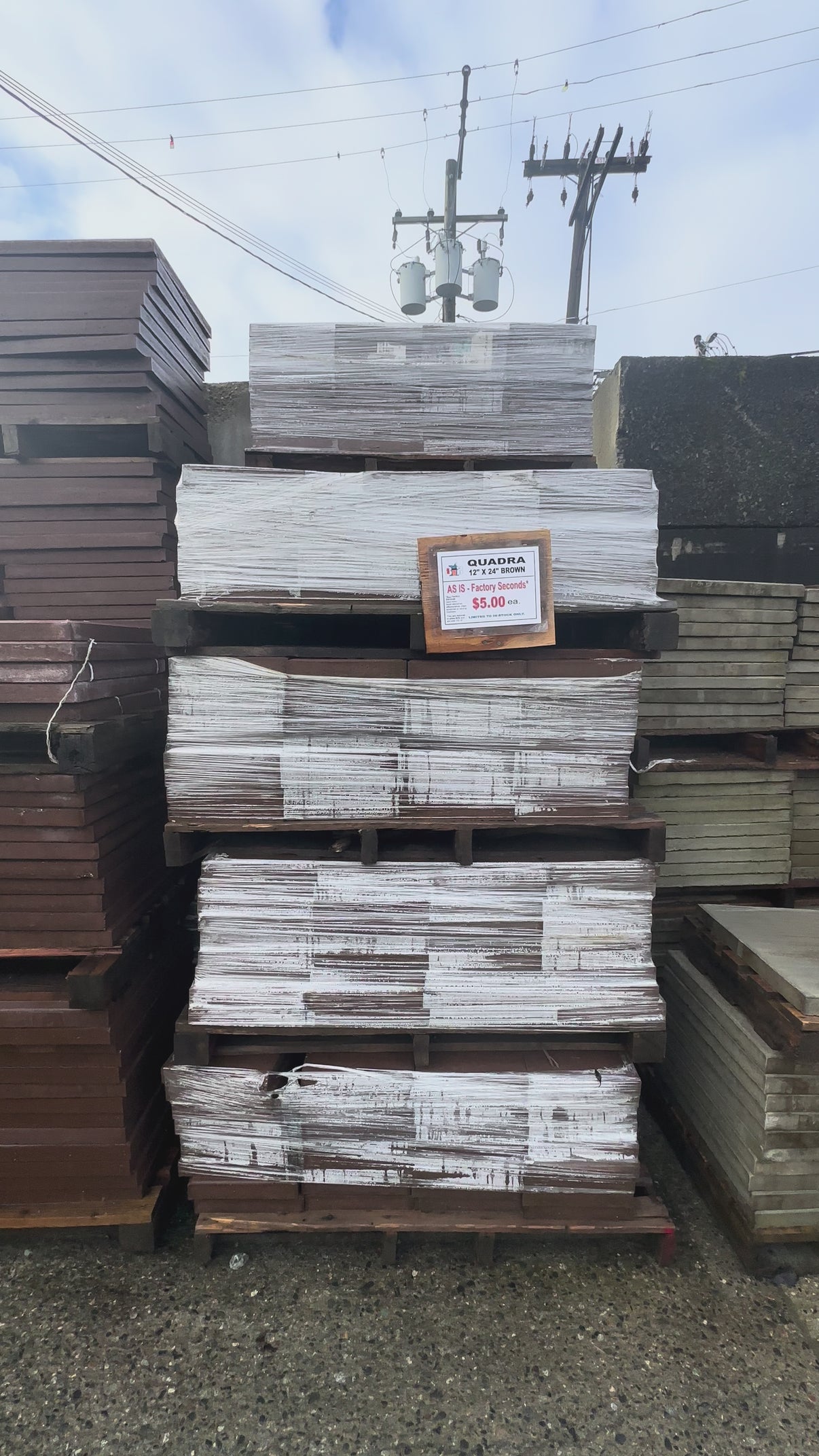 12X24" Quadra Red 2nds – Bricks n Blocks